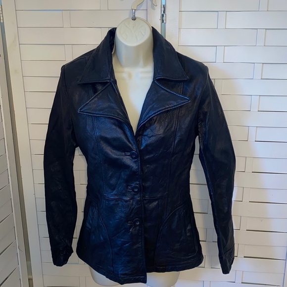 Wilsons Leather | Jackets & Coats | Wilson Maxima Vintage Black Leather ...